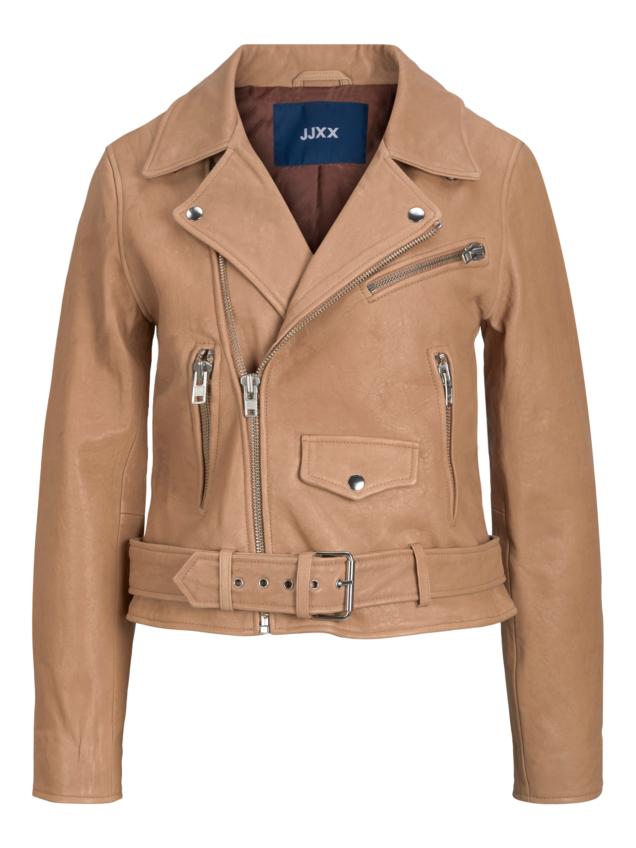 JXHOLLY Leather jacket | Beige | JJXX® JXHOLLY Leather jacket | Beige | JJXX®